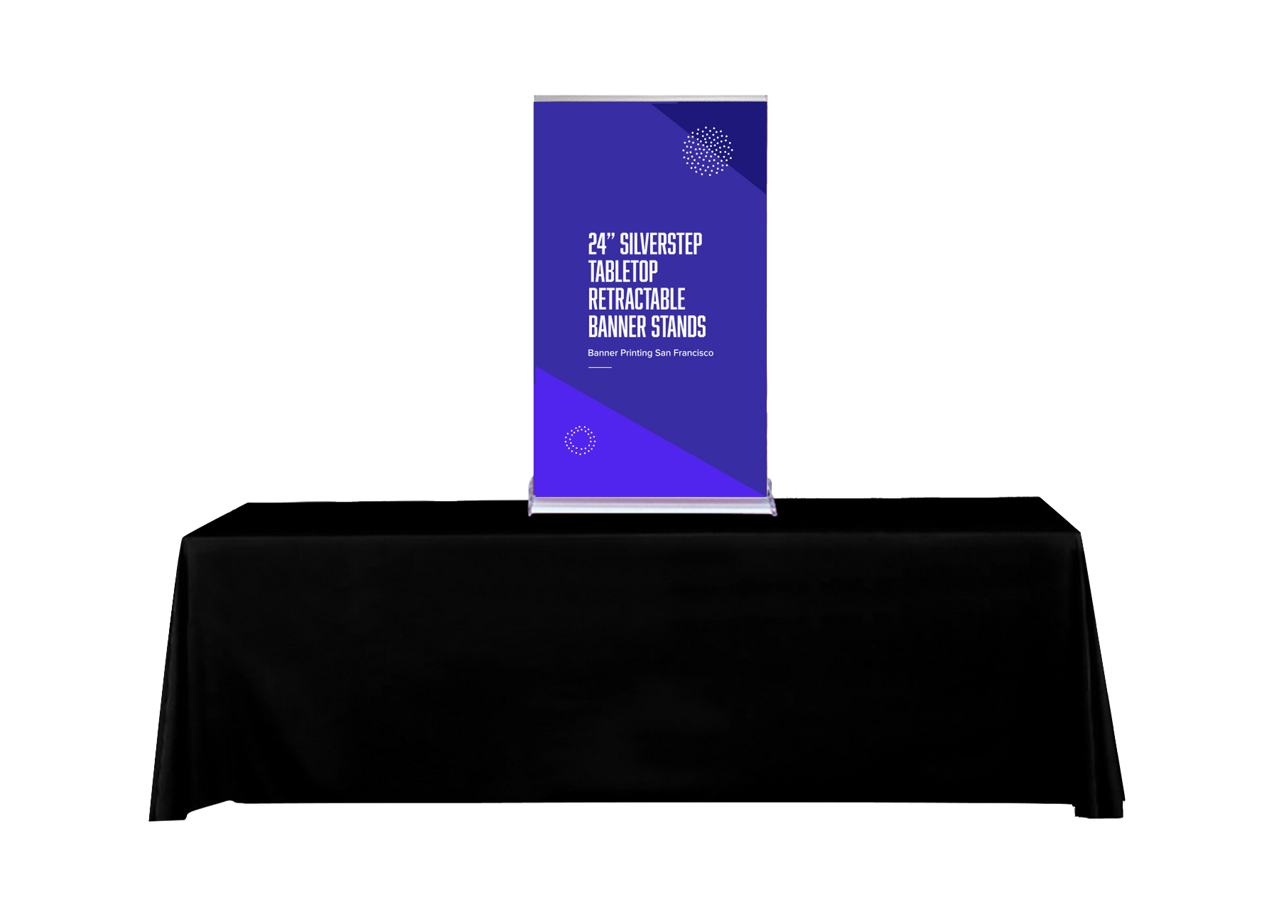 Banner Printing San Francisco | Silverstep Tabletop Retractable Banner ...