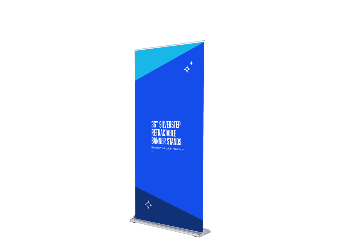 Banner Printing San Francisco | Silverstep Retractable Banner Stands