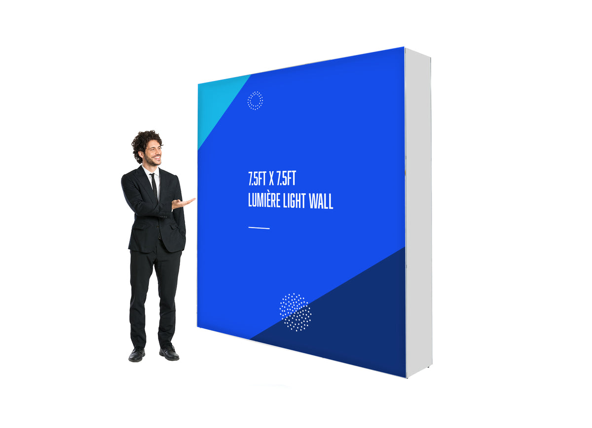 Banner Printing San Francisco | 7.5ft x 7.5ft Lumière Light Wall