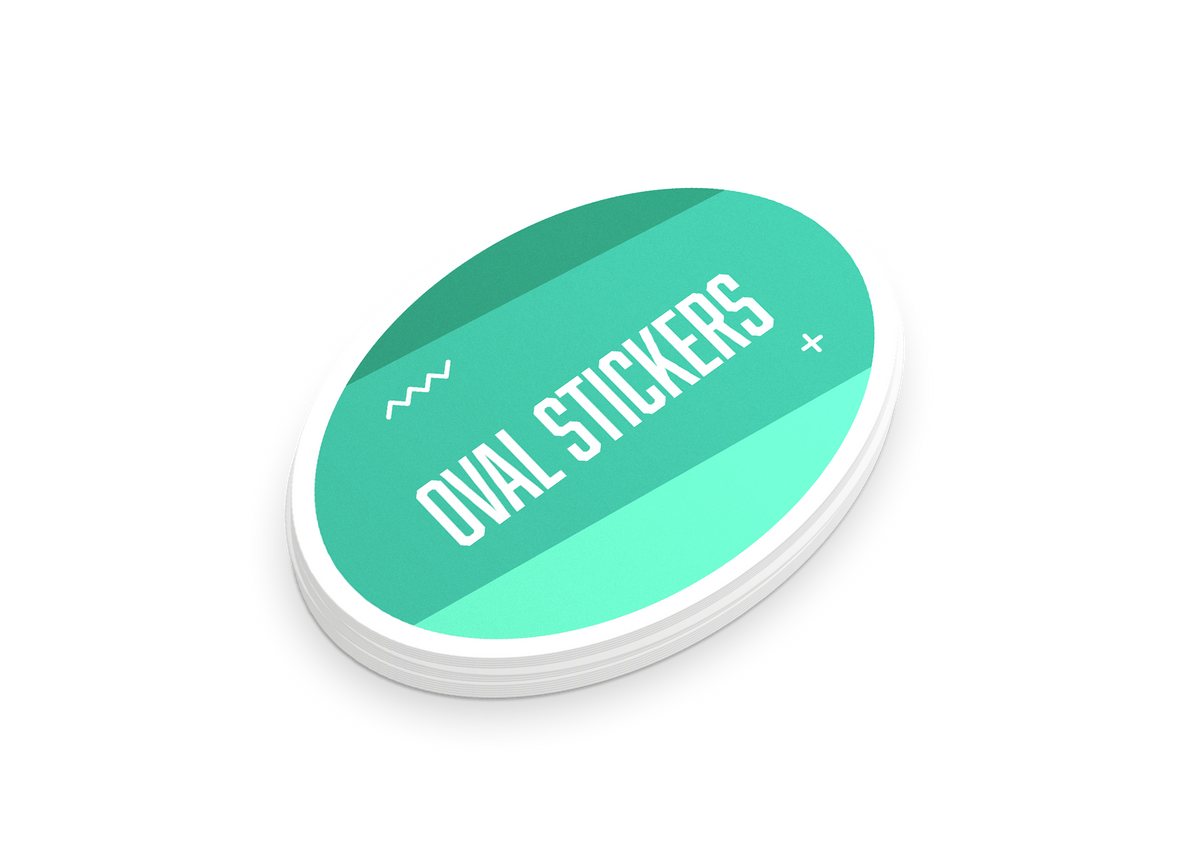 Banner Printing San Francisco | Oval Stickers